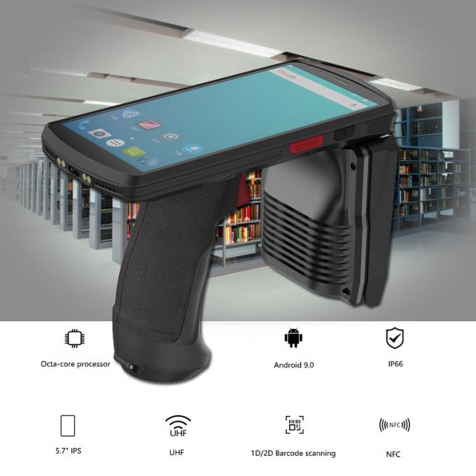 IP66 64bit NFC Long Range Reader , 720x1440 UHF RFID Tag Reader